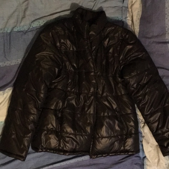 Jackets & Coats | Plain Black Puffer Jacket | Poshmark